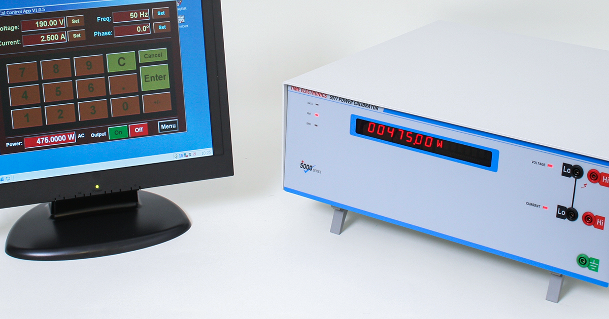 Power Calibrators, Power Calibration Instruments | Time Electronics