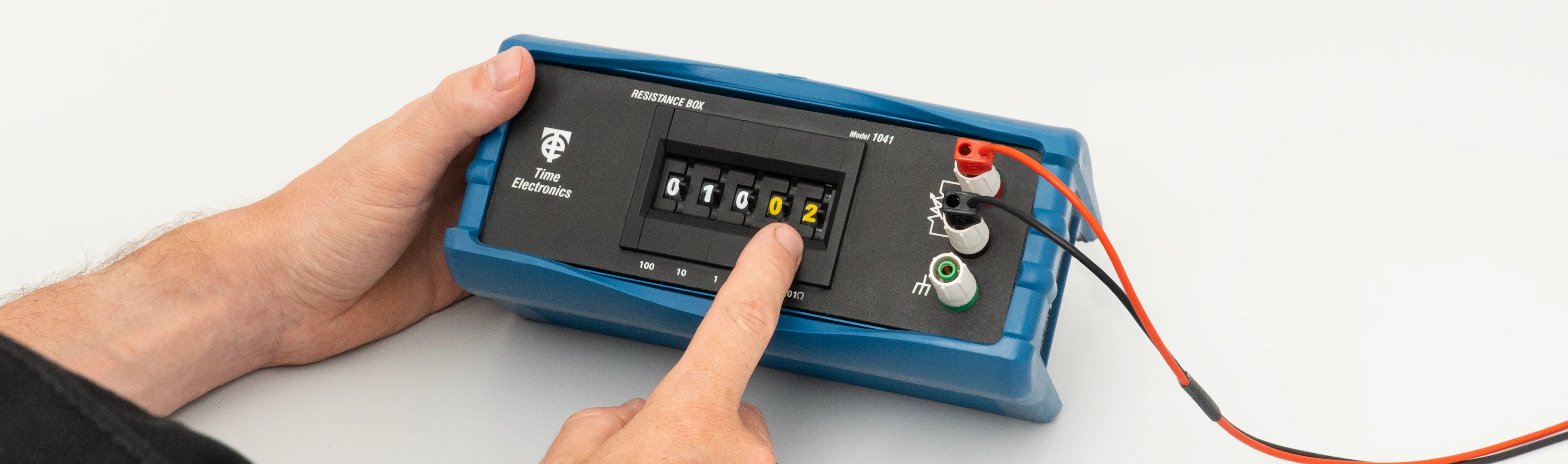 1041 Resistance Decade Box, Pt100 simulation | Time Electronics