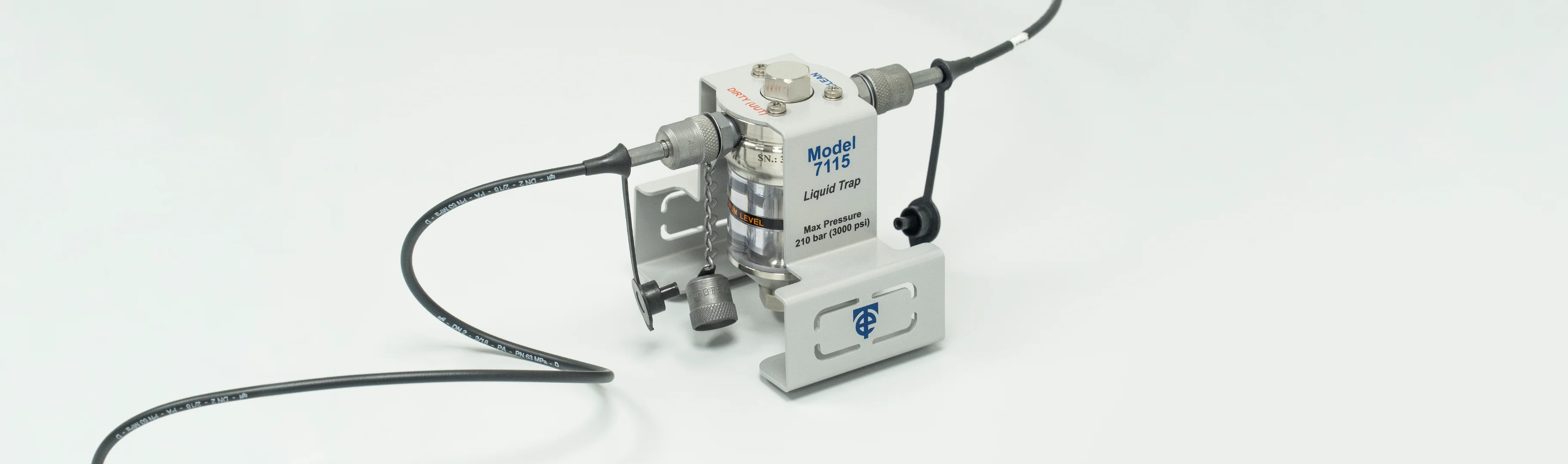 7115 contamination trap for pneumatic calibration | Time Electronics